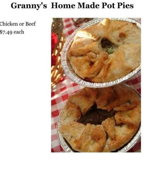 Granny Scott's Pie Shop menu in Lakewood, Colorado, USA