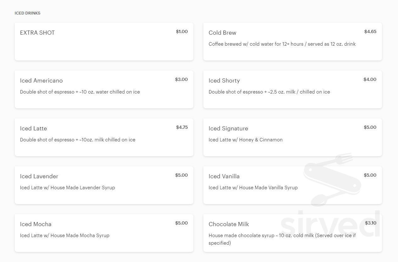 Refuge Coffee Roastery menus in Fairhope, Alabama, United States