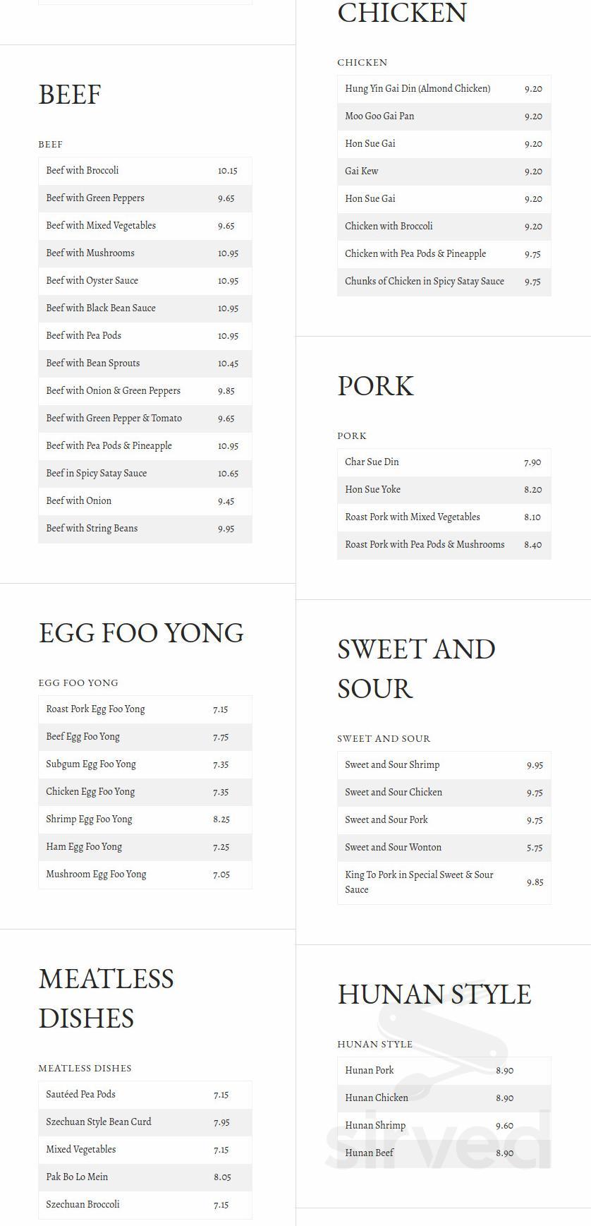Fitchburg Jade menus in Fitchburg, Massachusetts, United States