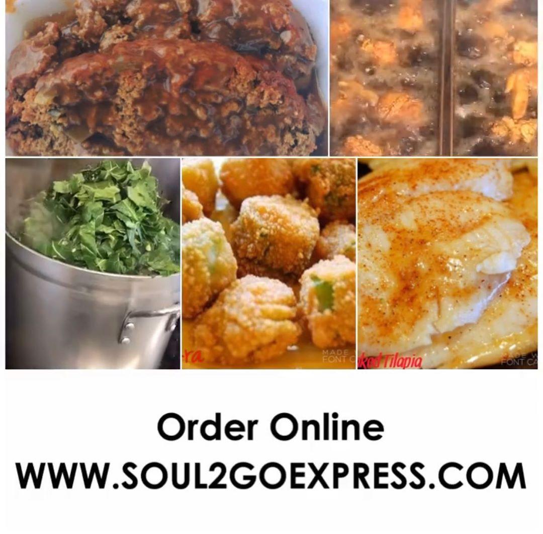 Soul 2 Go Express menu in South Holland, Illinois, USA
