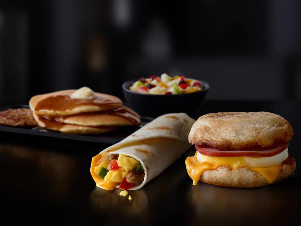 McDonald's menu in Phoenix, Arizona, USA