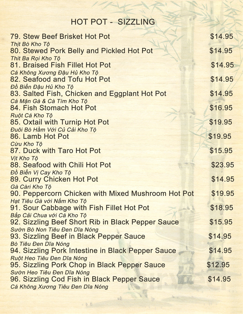 Asian Palace Restaurant menus in Philadelphia, Pennsylvania, United States