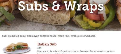 Menu for Brenz Pizza Co. Columbus in Columbus, OH | Sirved