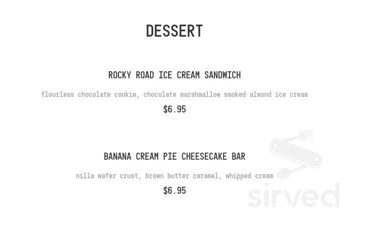 Butcher & Brew Halcyon menu in Alpharetta, Georgia, USA