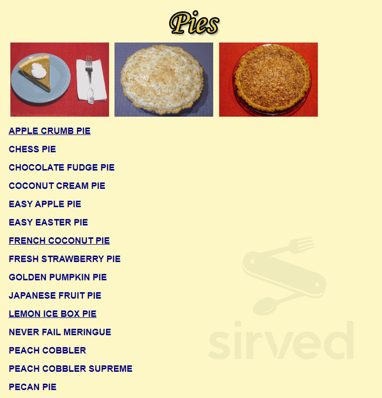 Laura's Kitchen menu in Watertown, Connecticut, USA