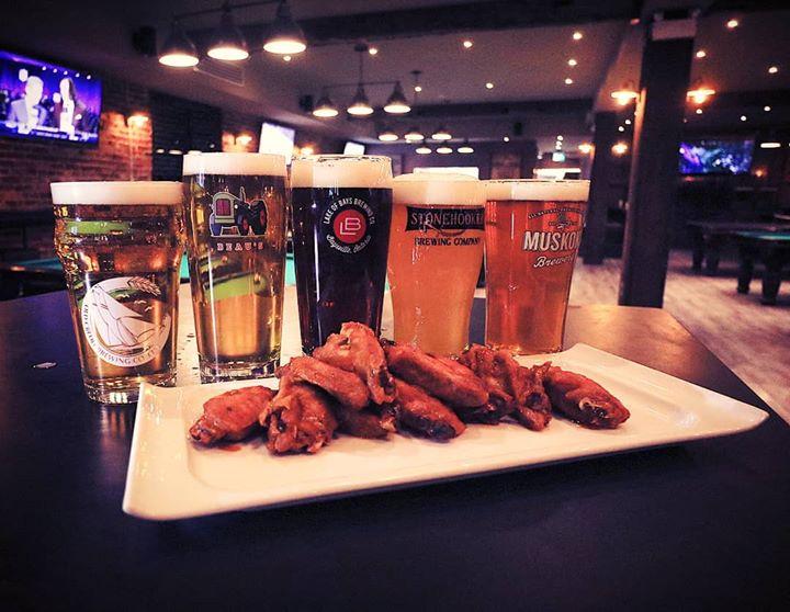 The Crooked Cue menus in Etobicoke, Ontario, Canada