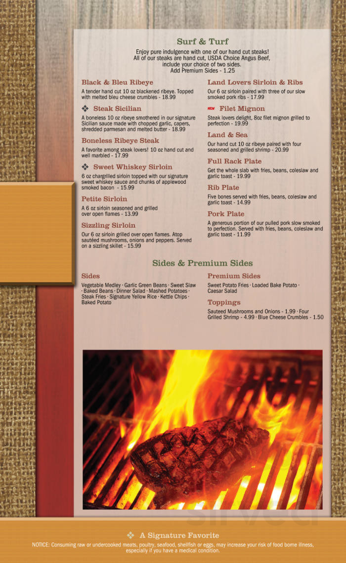 Gruffs Tap & Grill menu in Dunnellon, Florida, USA