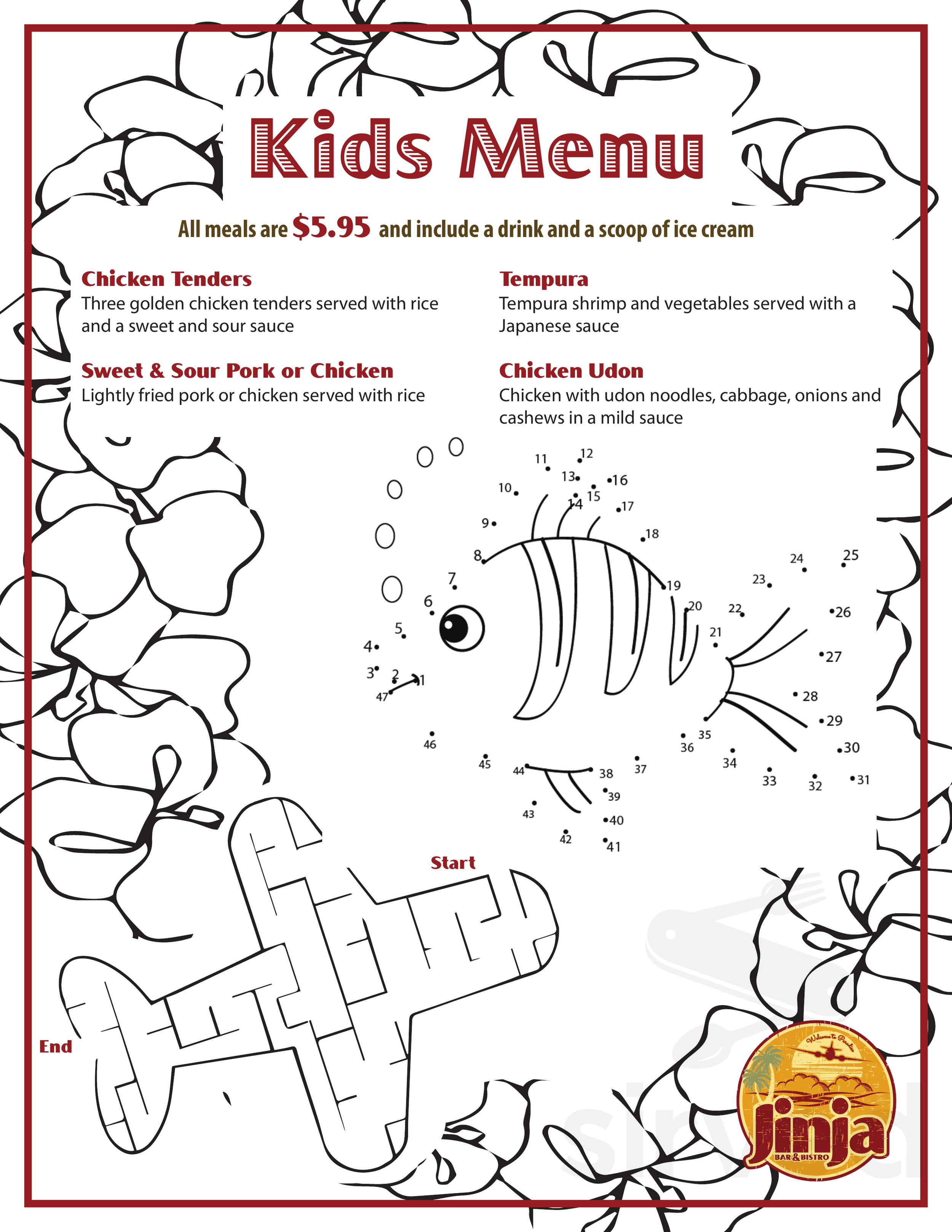 Jinja Bar & Bistro Westside menus in Albuquerque, New Mexico, United States