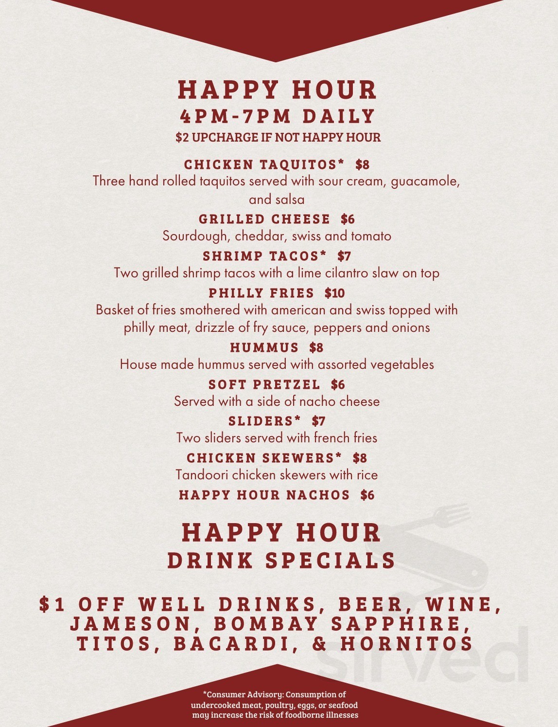 Highlands Brew Pub Menu In Eugene Oregon USA