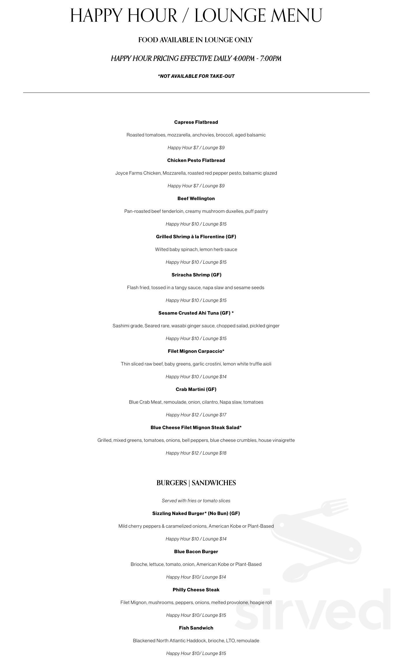 CHAZ 51 STEAKHOUSE menus in Venice, Florida, United States
