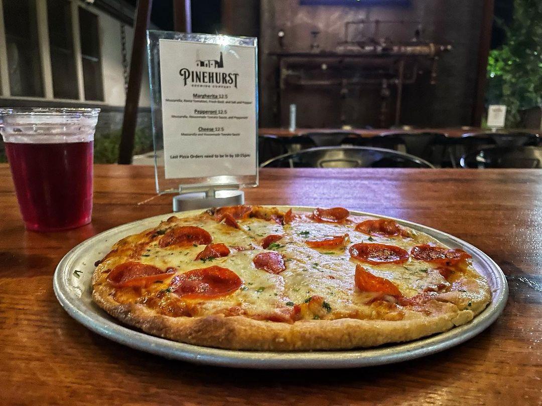 Pinehurst Brewing Company menu in Pinehurst, North Carolina, USA