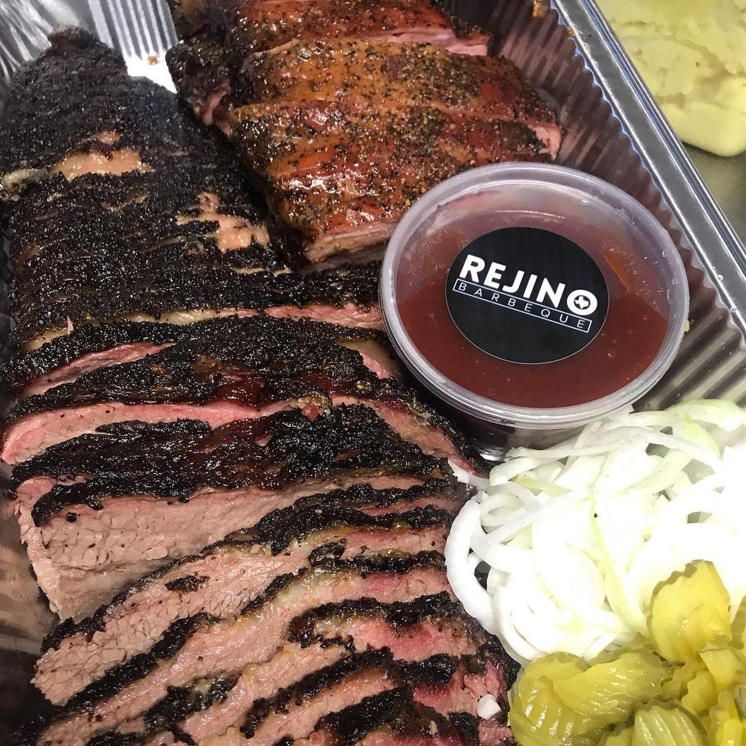 Rejino Barbeque menu in Olton, Texas, USA