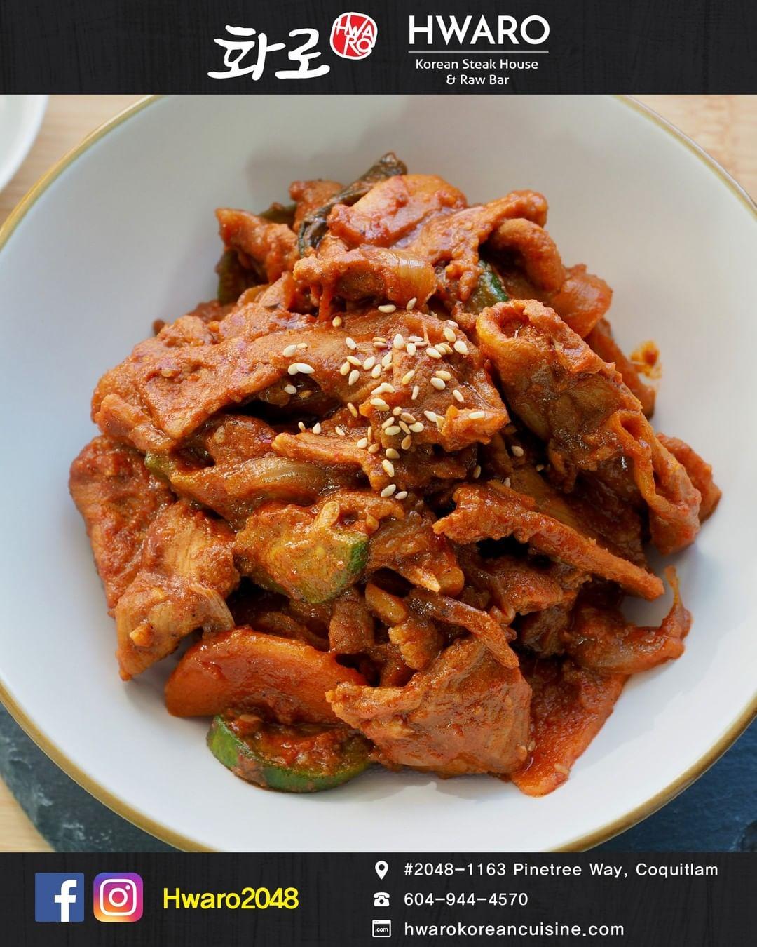 Meat table 육첩반상 (Hwaro Korean BBQ) menu in Port Coquitlam, British ...