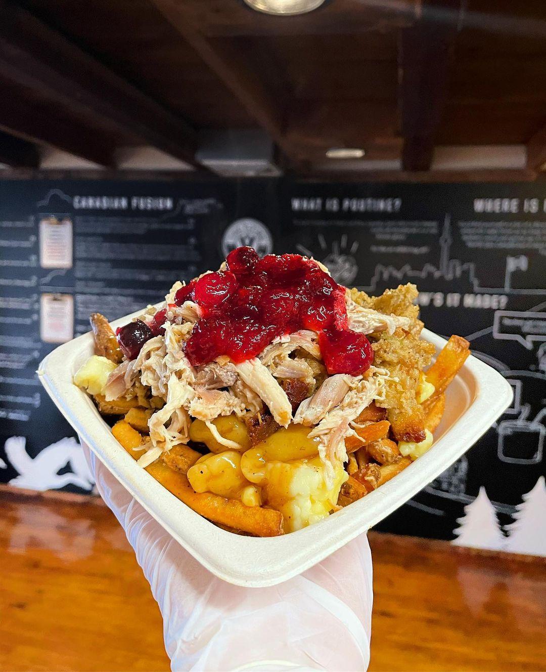 The Flying V menu in Bethlehem, Pennsylvania, USA