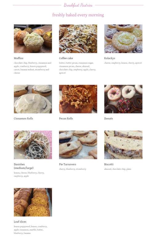 Sweet T's Bakery & Cake Studio menu in Arlington Heights, Illinois, USA