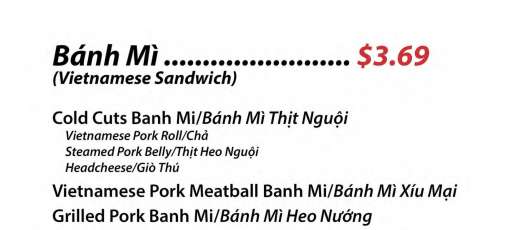 Menu for Saigon Oriental Market and Deli in Pensacola, FL | Sirved