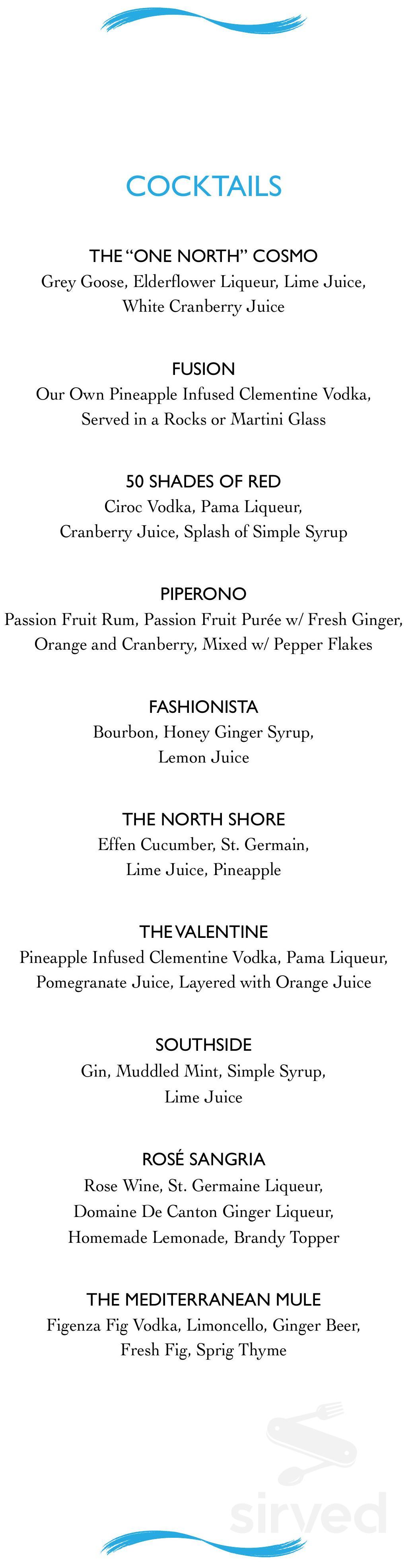 Opus Steakhouse menu in Jericho, New York, USA