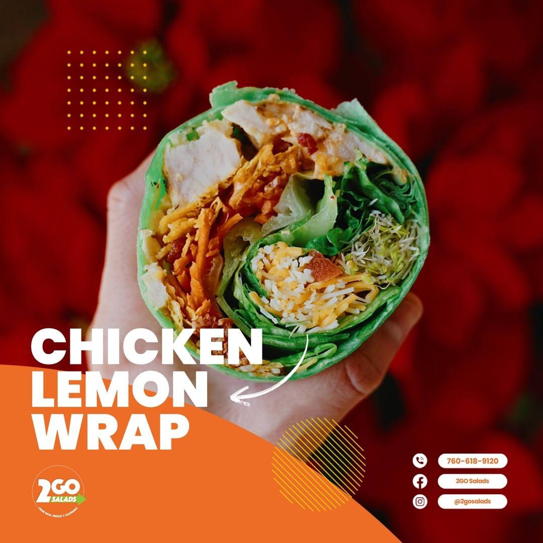 2GO Salads menu in Calexico, California, USA
