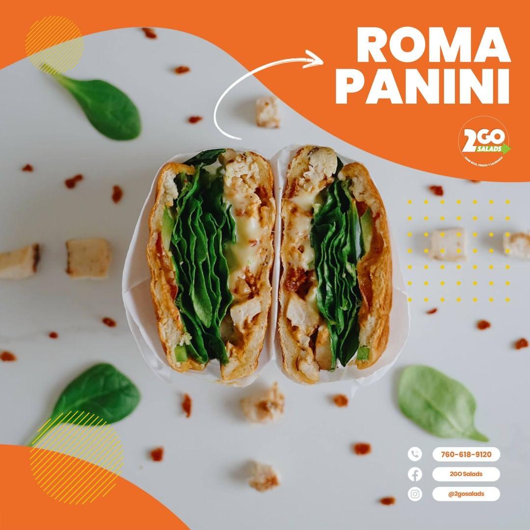 2GO Salads menu in Calexico, California, USA