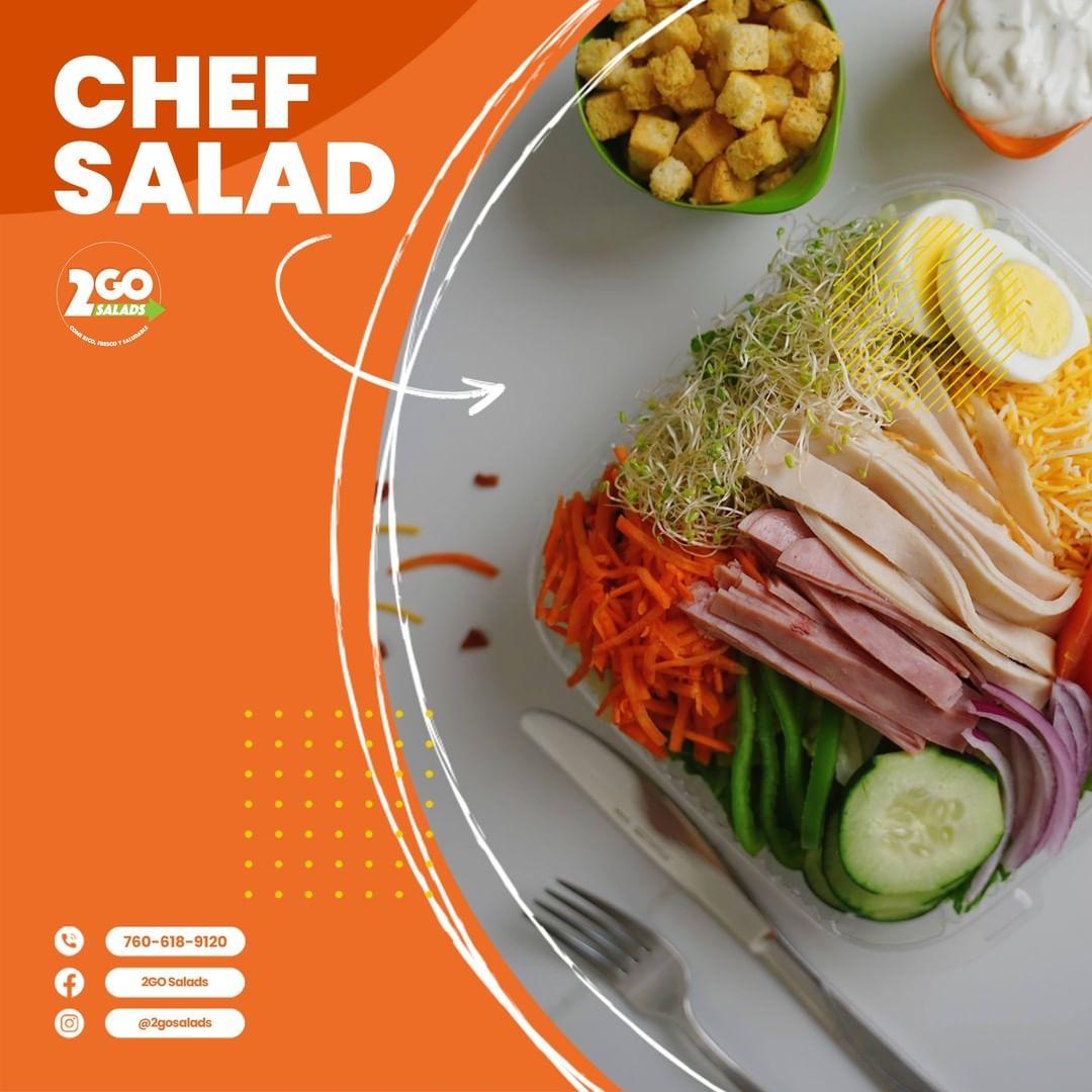 2GO Salads menu in Calexico, California, USA