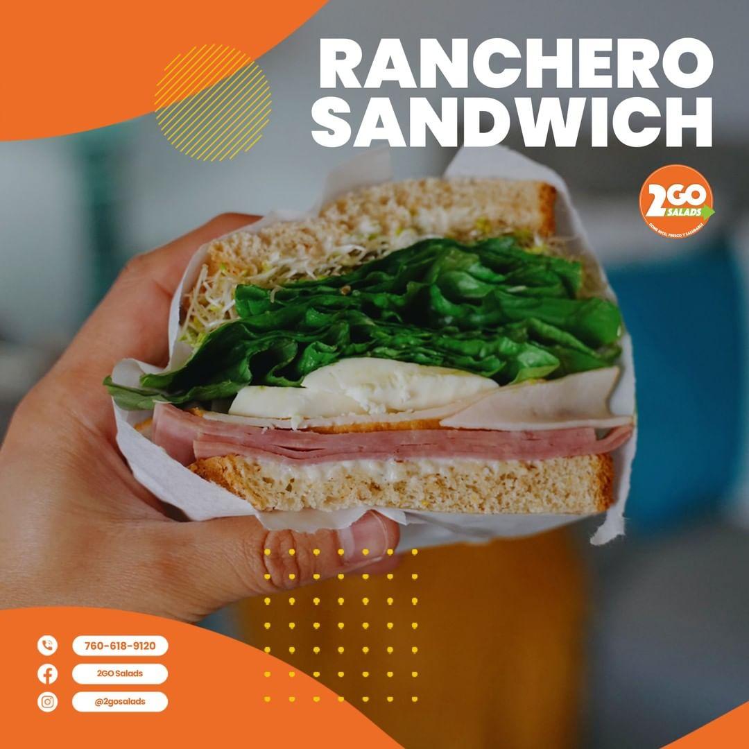 2GO Salads menu in Calexico, California, USA