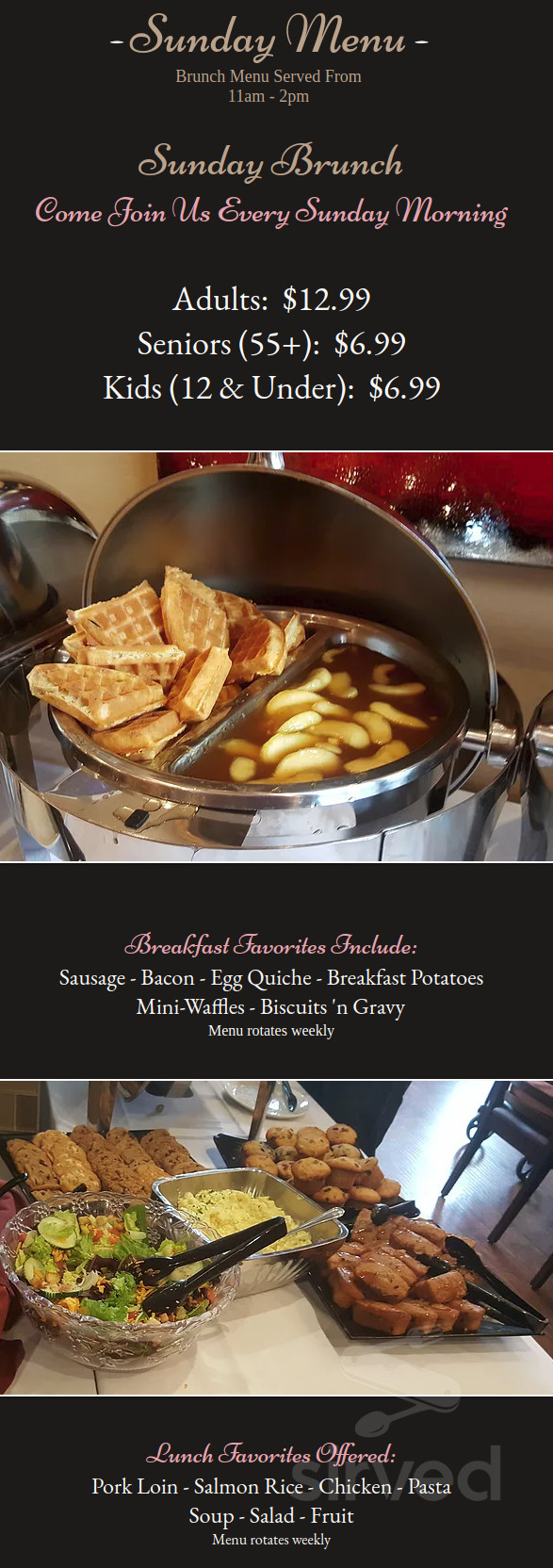 Sterling's Cafe & Grille menus in Luverne, Minnesota, United States