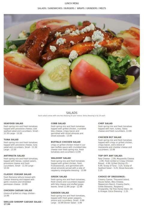 Family Pizza Restaurant & Grill of Colchester menu in Colchester ...