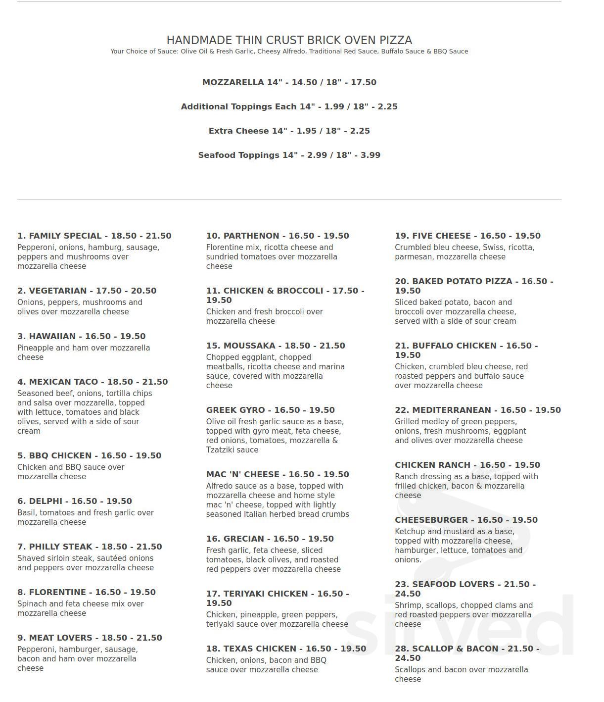 Family Pizza Restaurant & Grill of Colchester menu in Colchester ...