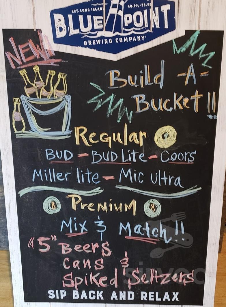VIP Billiards menu in Bayport, New York, USA