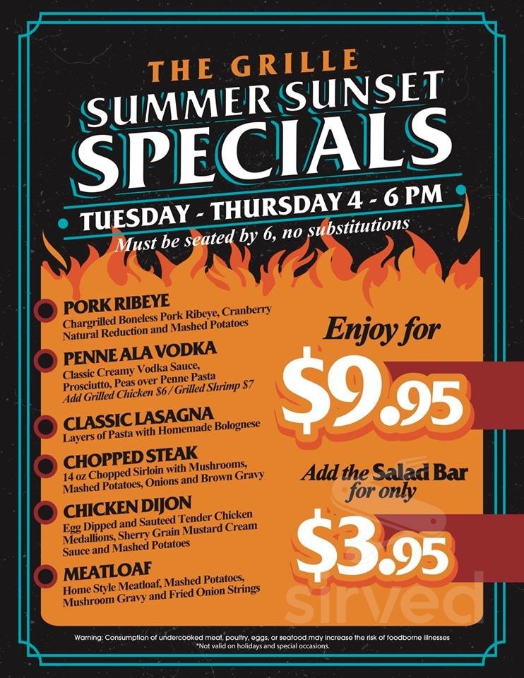 Tropics Grille menu in Wilton Manors, Florida, USA