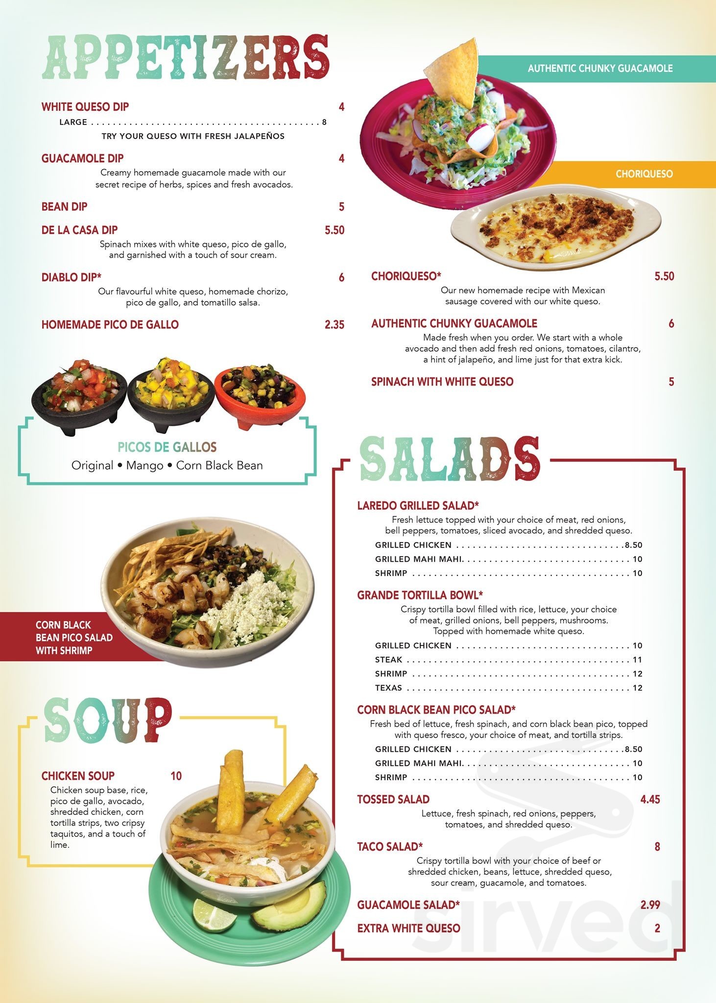 El Toro Authentic Mexican Grill menus in Dayton, Tennessee, United States