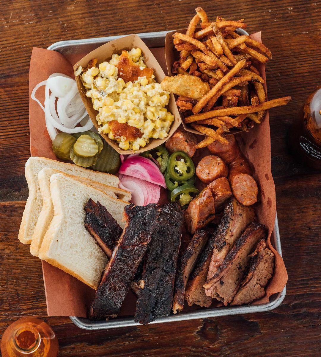 Menu for Blanchard's Barbeque in Lafayette, Louisiana, United States