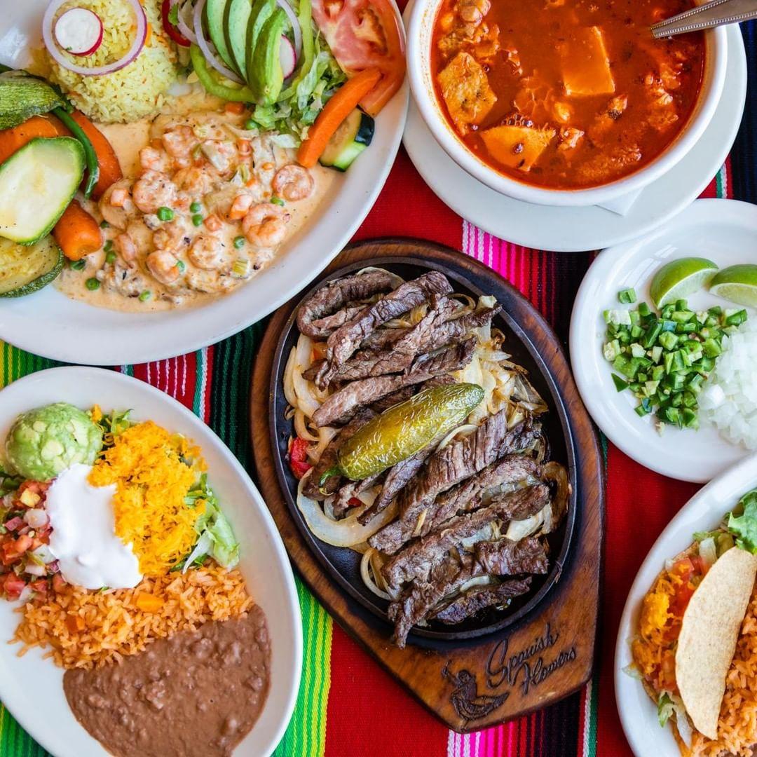 Spanish Flowers Mexican Bar & Grill menu in Houston, Texas, USA
