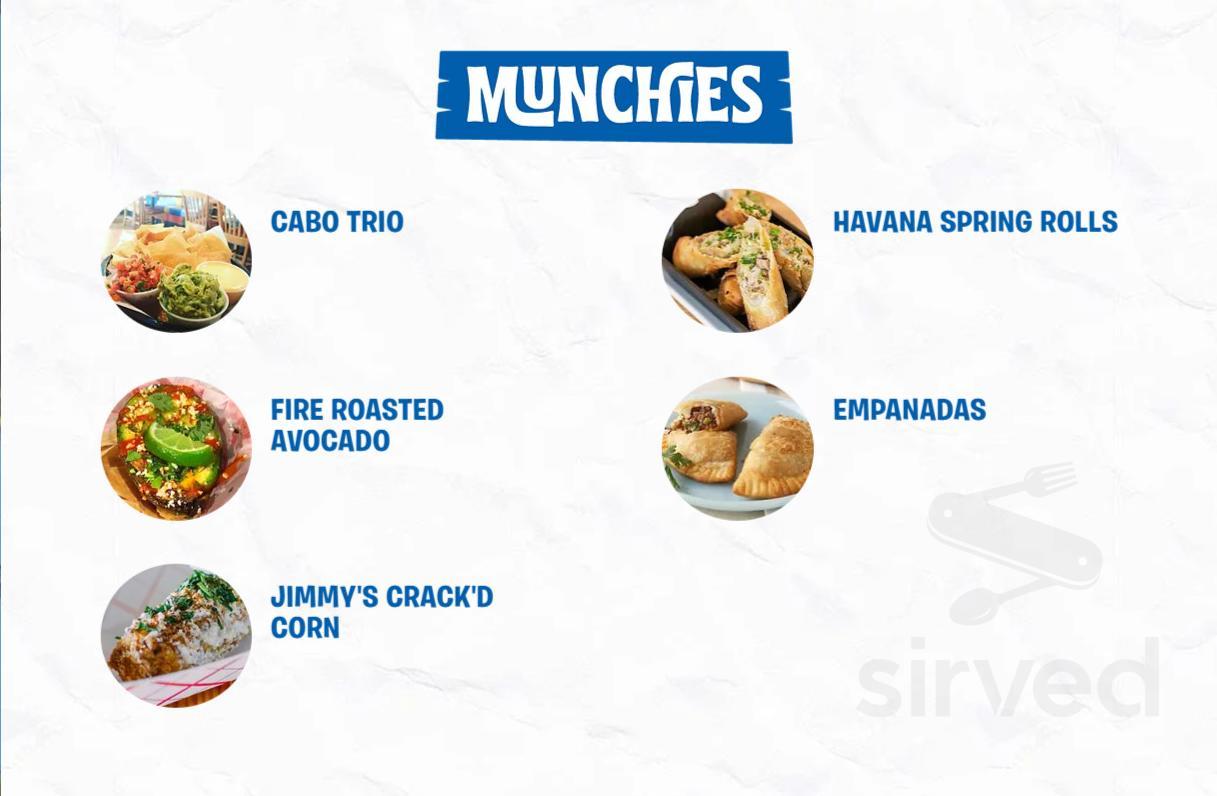 Menu - Port Orange FL's Jimmy Hula's Port Orange | Sirved