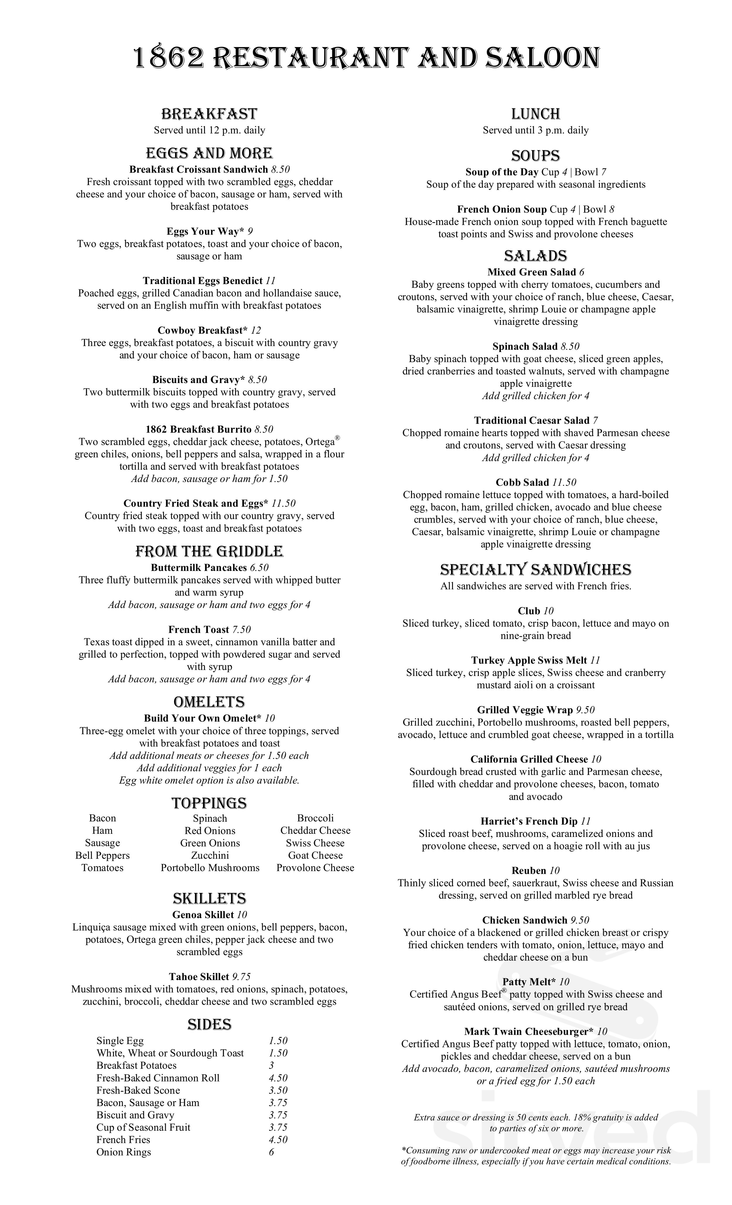 Holiday Inn Club Vacations David Walley's Resort, an IHG Hot menu in ...