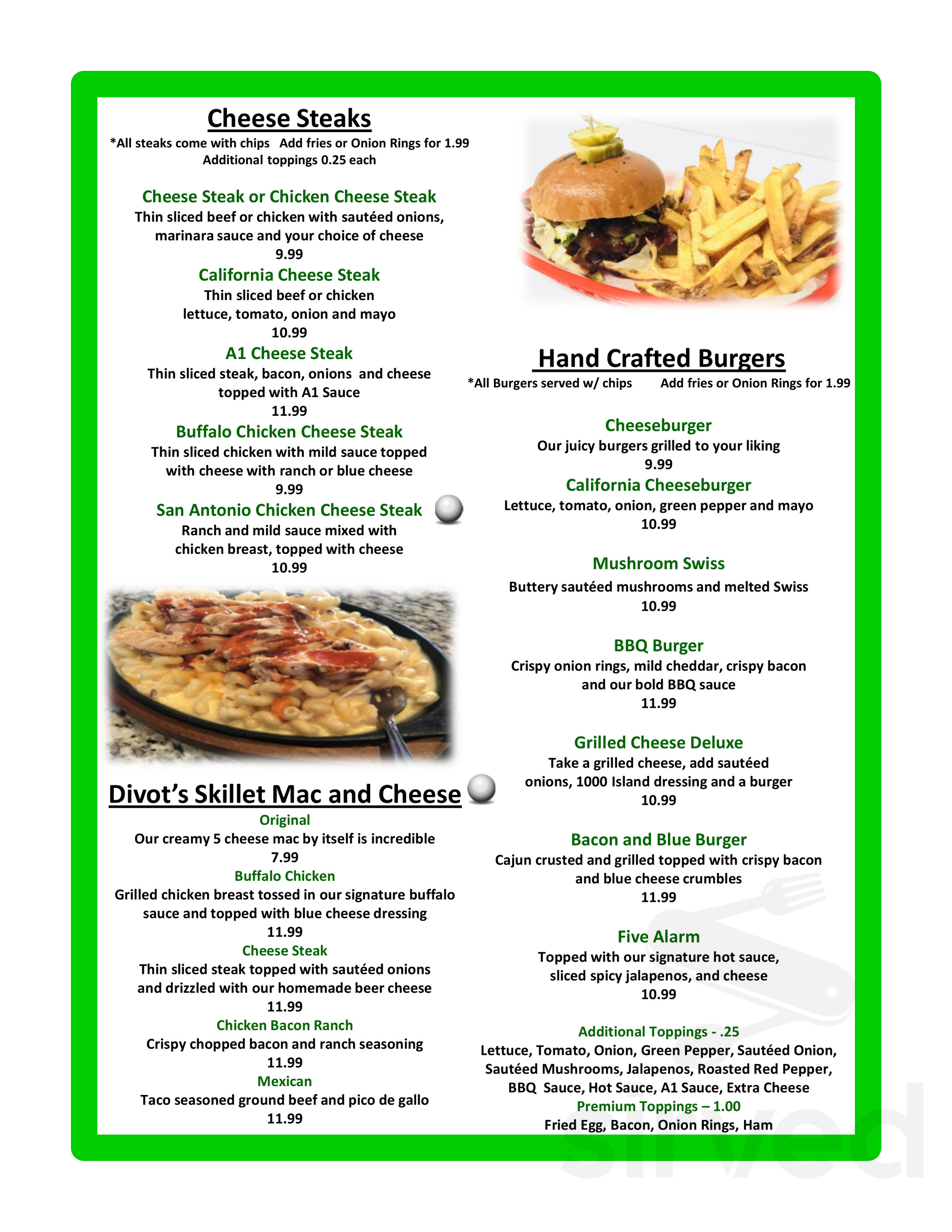 Menu - Reading PA's Louie's Kitchen and Bar | Sirved