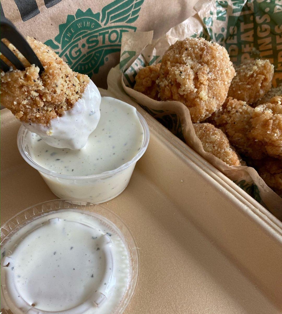 Wingstop menu in Chicago, Illinois, USA