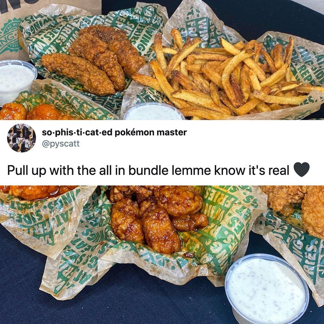 Wingstop menu in Villa Park, Illinois, USA