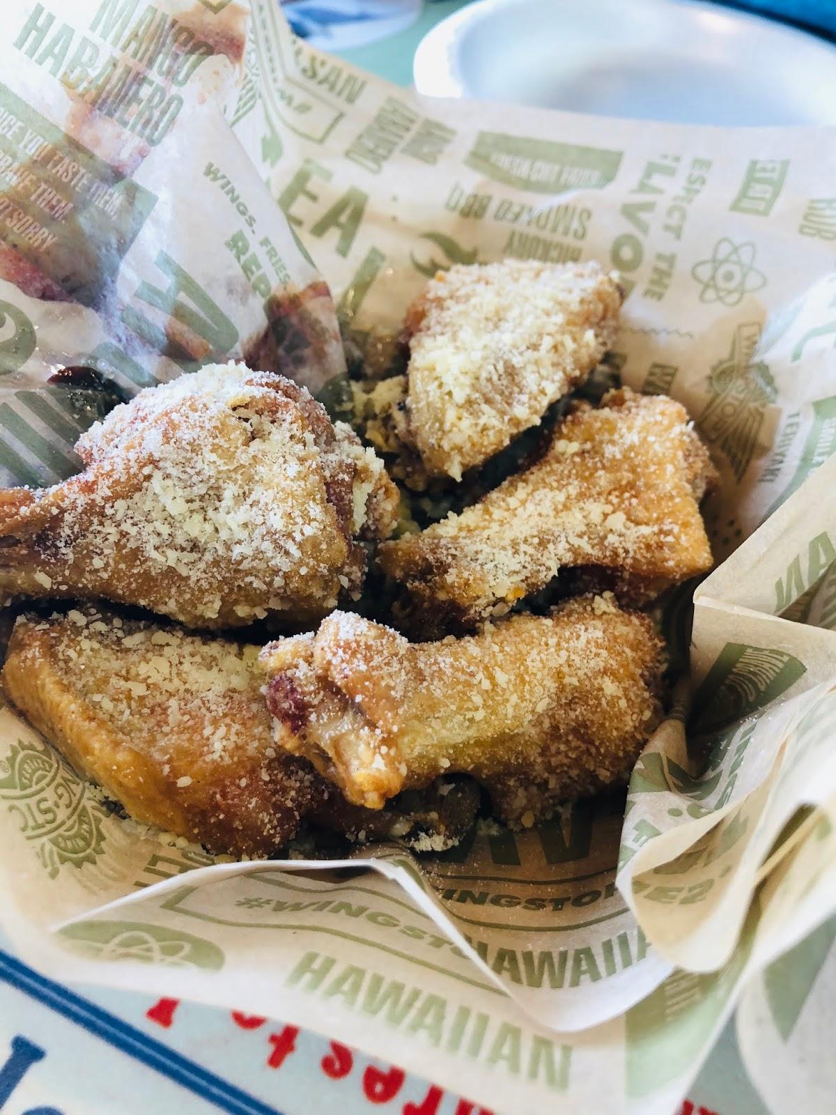 Wingstop menu in Chicago, Illinois, USA