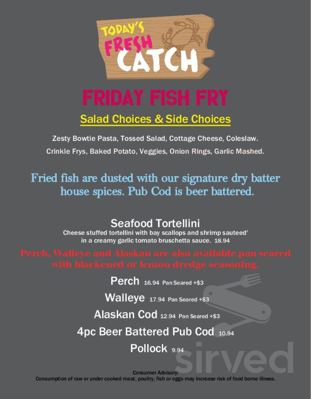 Grille 44 menus in Bear Lake, Michigan, United States