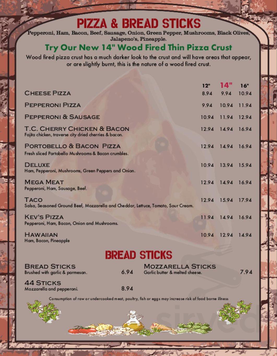 Grille 44 menus in Bear Lake, Michigan, United States