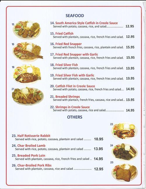 Brasa Roja Pulaski menu in Chicago, Illinois, USA