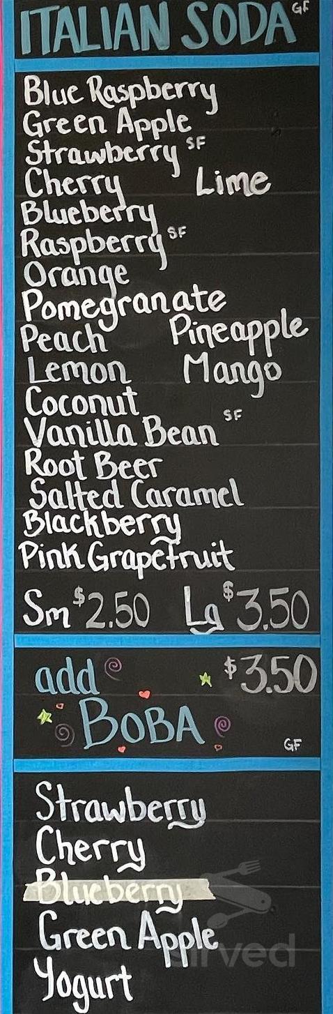 Menu for 902 Proud Ice Cream Cakes in Bible Hill, NS | Sirved