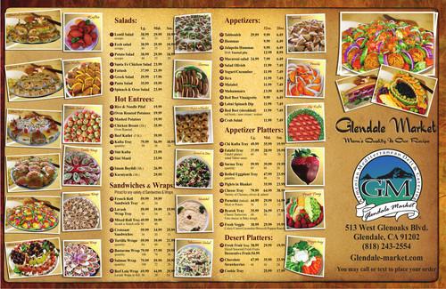 Glendale Market menu in Glendale, California, USA