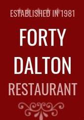 Menu for Forty Dalton in Boston, MA | Sirved