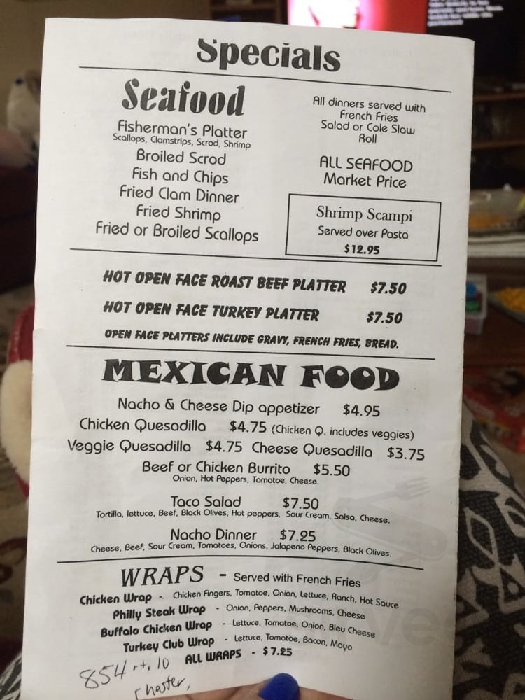 Maria's 371 Family Restaurant menus in Springfield, Vermont, United States