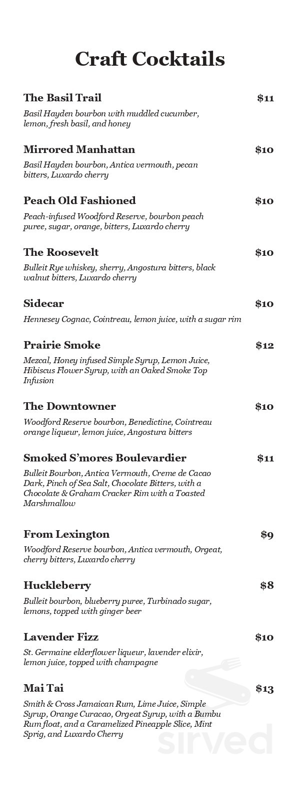 Cashmere Cricket menu in Cuyahoga Falls, Ohio, USA