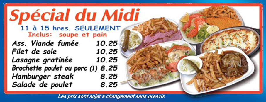 Restaurant Deli Plus menu in Montréal, Quebec, Canada