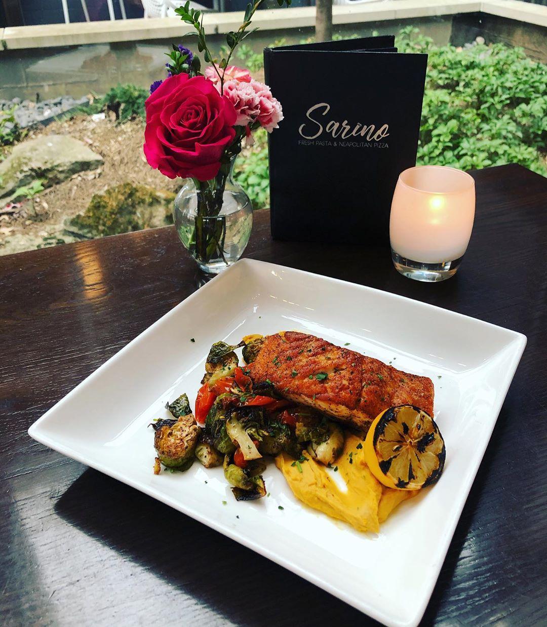 Sarino menu in Louisville, Kentucky, USA