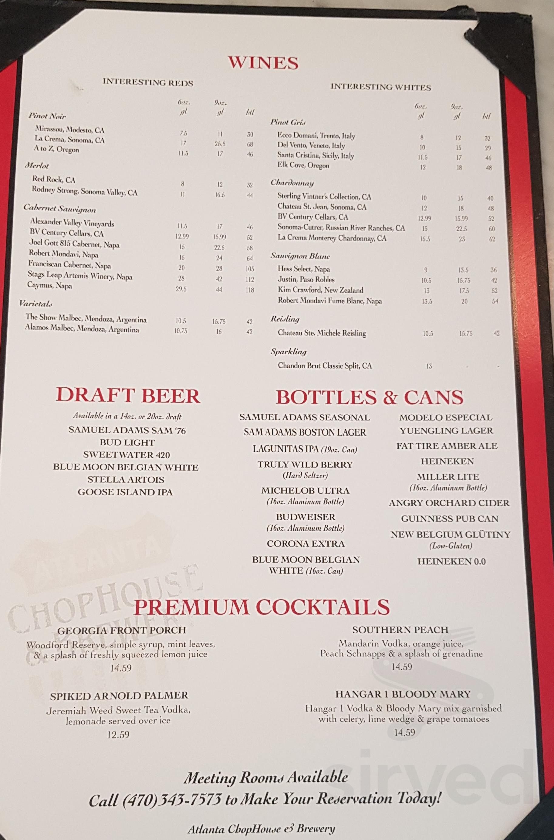Atlanta Chophouse & Brewery in Atlanta, Georgia, United States